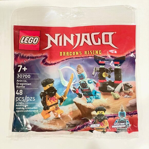 Lego | Toys | Lego 3700 Ninjago Arin Vs Dragonian Battle Polybag New In ...